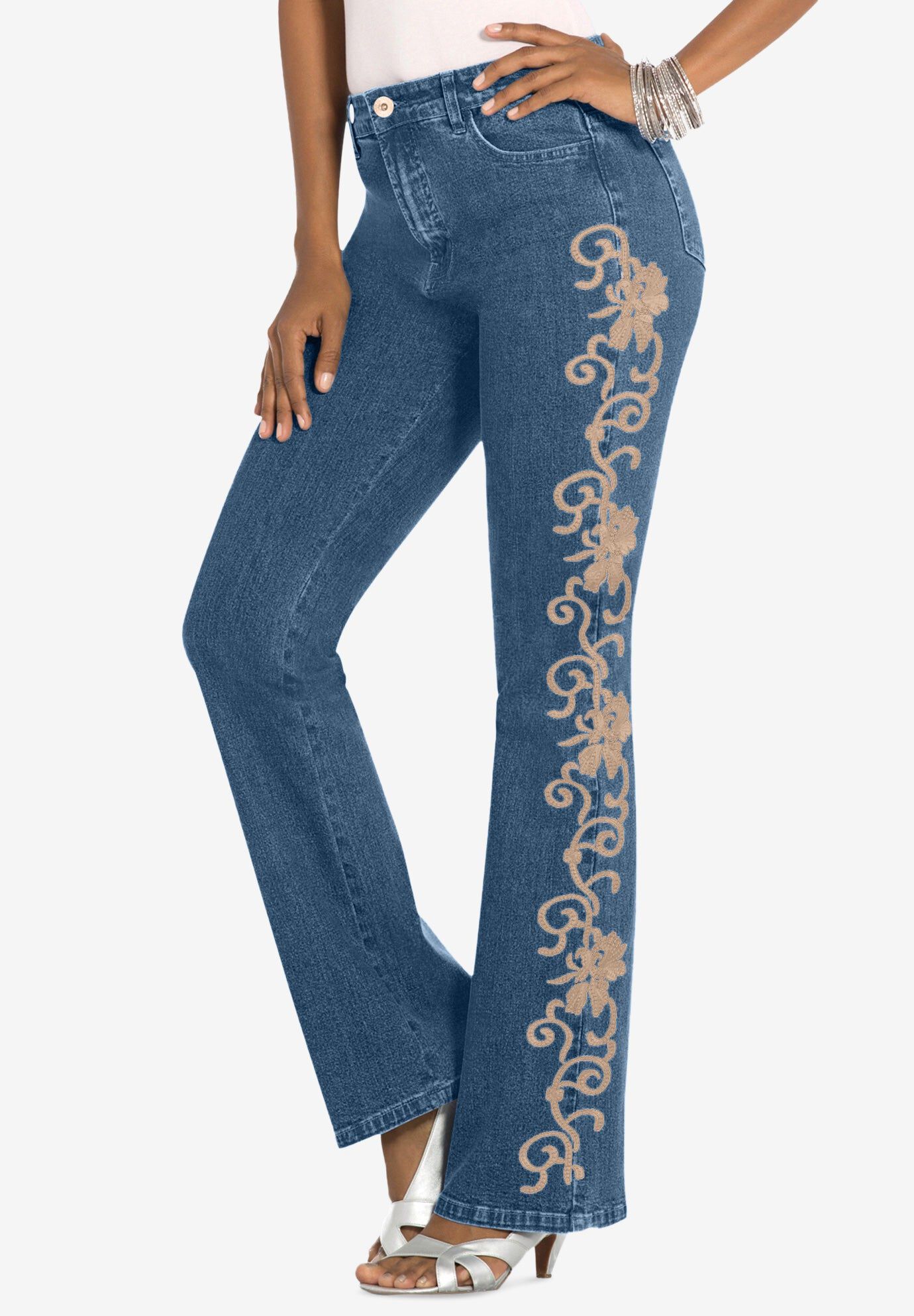 Plus Size Whitney Jean with Invisible Stretch® | June And Vie